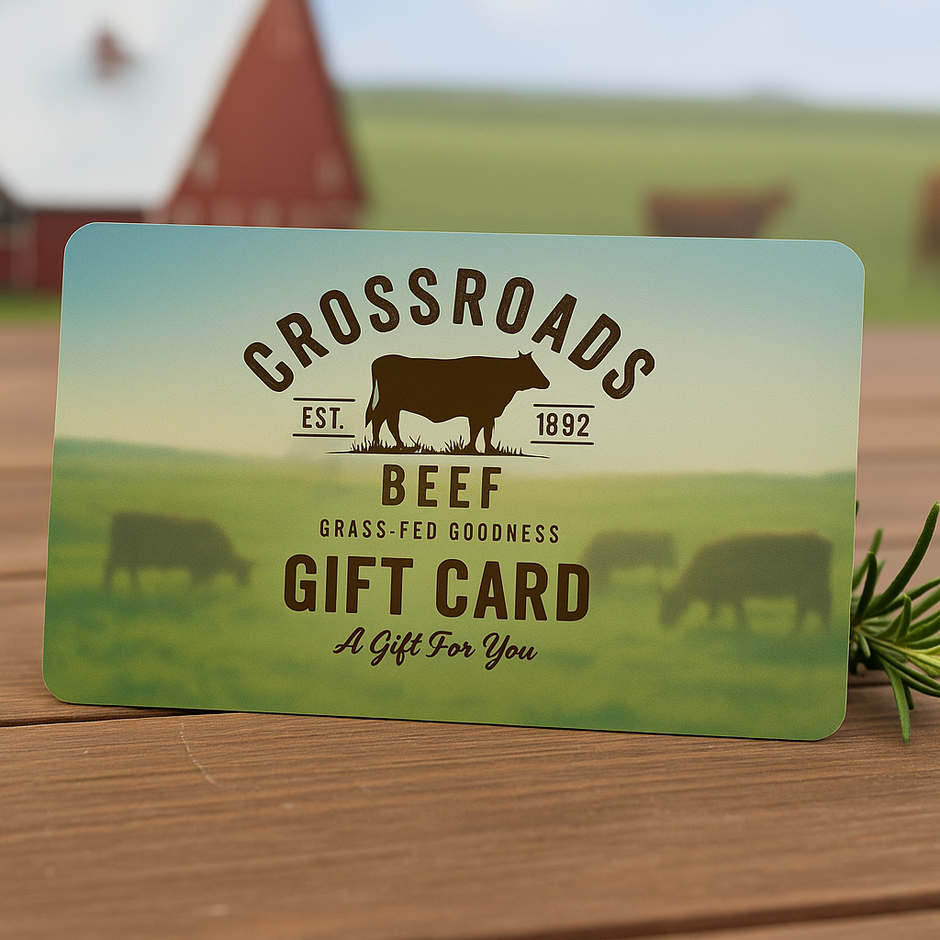 Crossroads Beef. Grass-fed Beef from our Iowa Farm to your home.