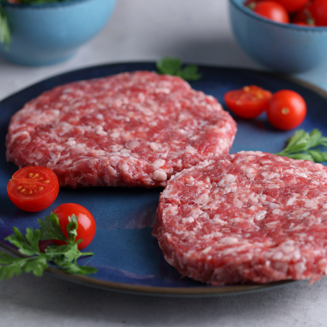 Burger Patties, Signature Blend, Grass-Fed & Dry-Aged – Crossroads Beef